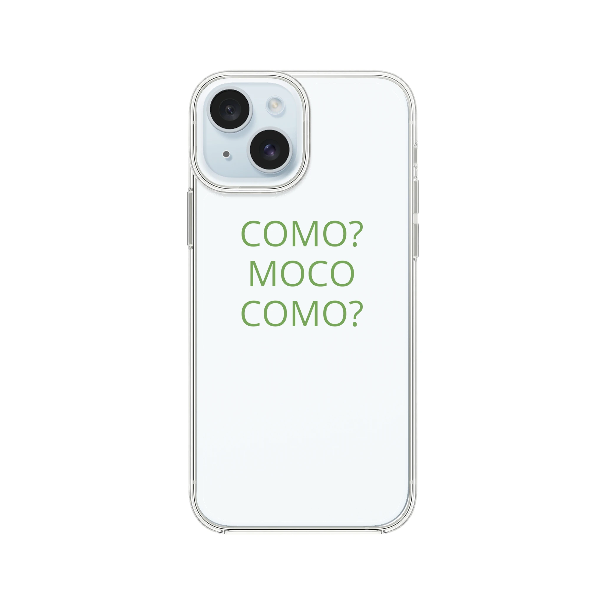 COMO? MOCO COMO? - Clear case – Mira-ME designs